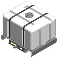 Ronco Plastics 220 Gallon Portable Flat Bottom Utility Tank - R-AD9403